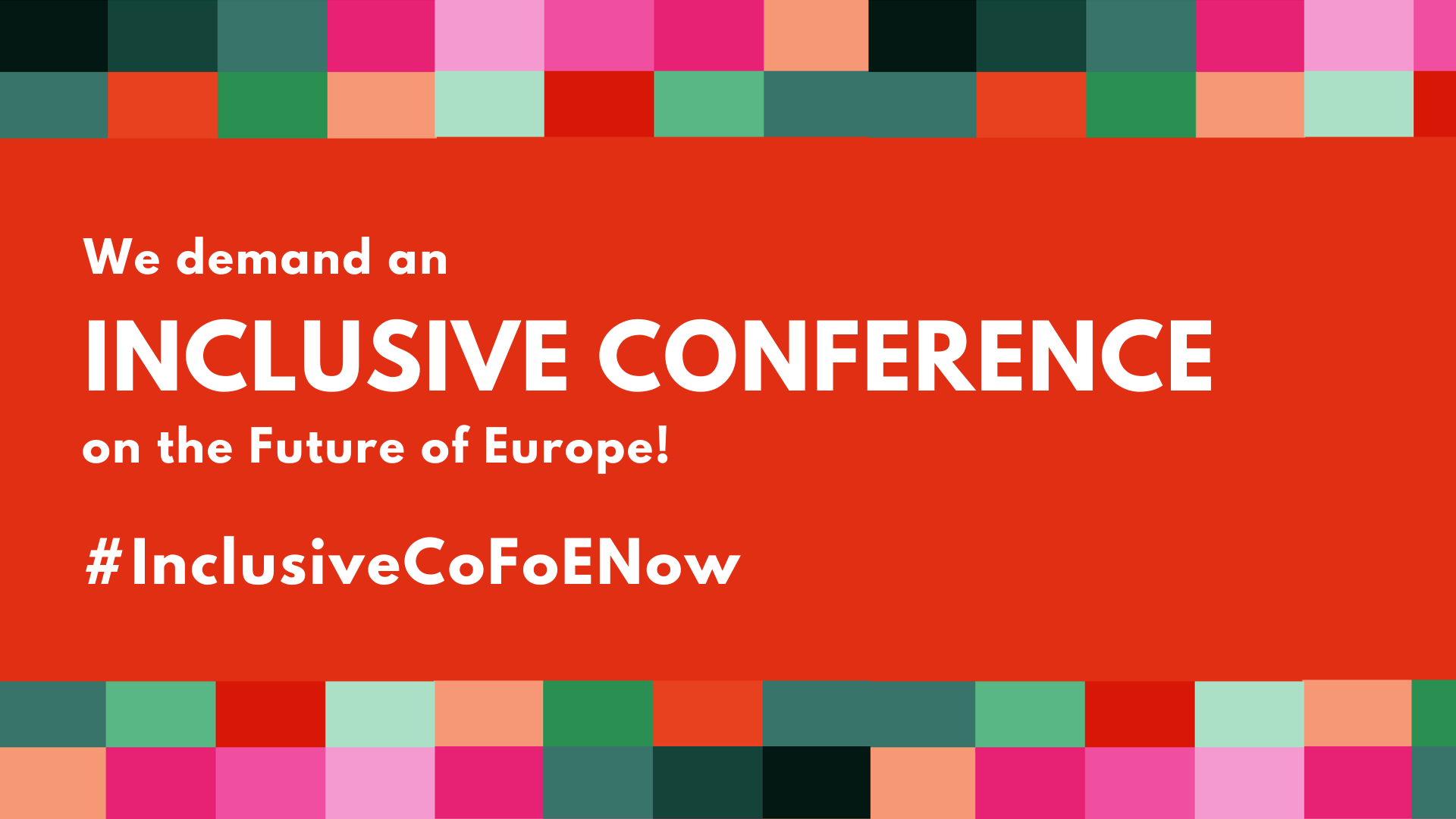 Open letter to Conference Plenary: ensure the inclusion of marginalised ...